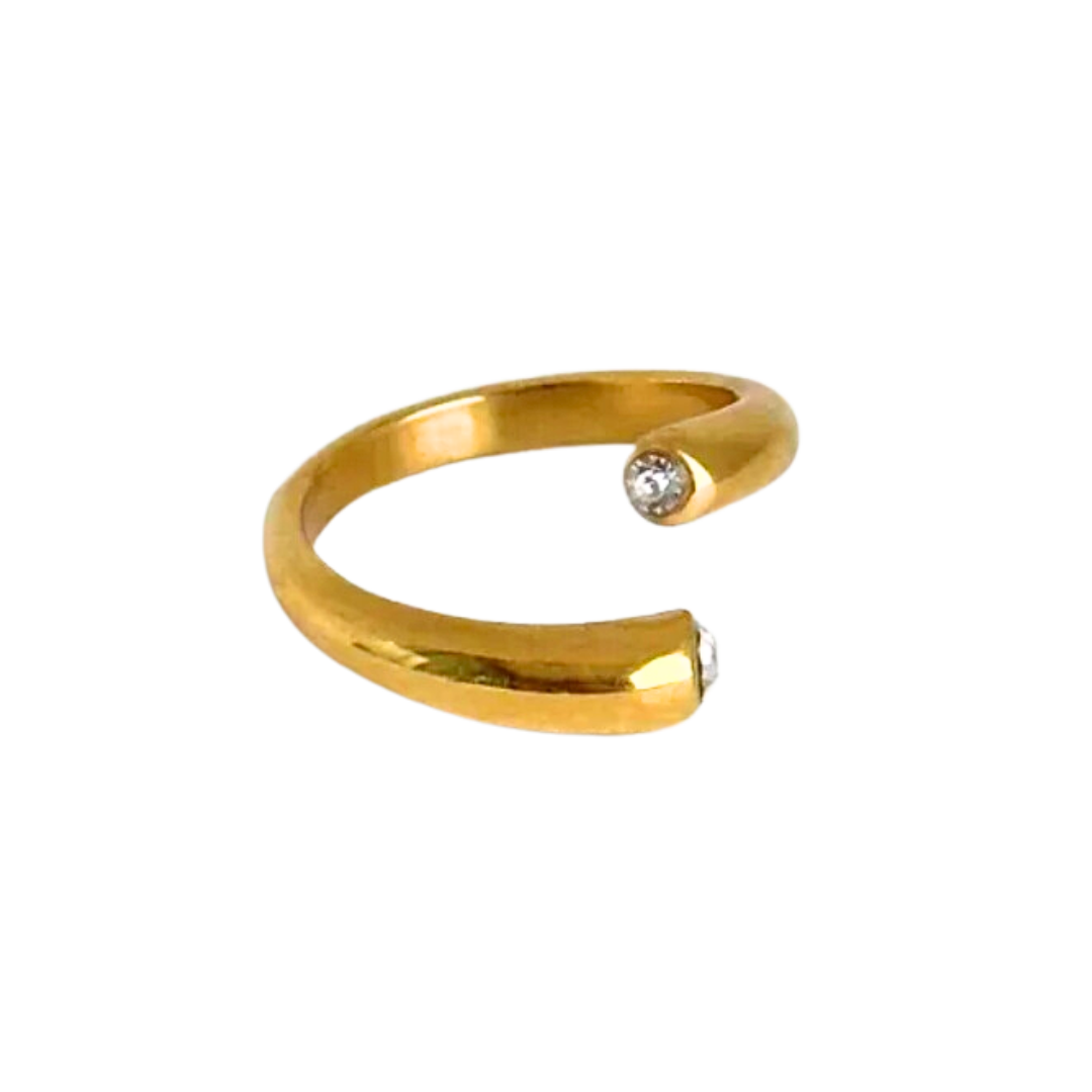 ZAINA || Stylish 316L recycled stainless steel band ring in Malta ...