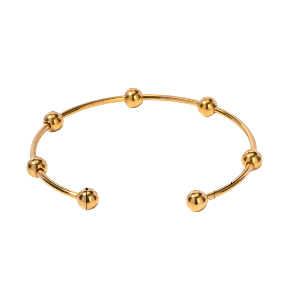 TEAGAN | Recycled 316L stainless steel bangle in Malta – Adira Label