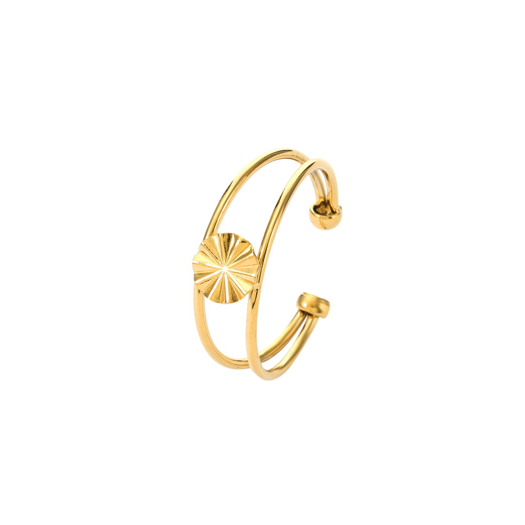 CASSIE || Stylish 316L recycled stainless steel, 18k gold plated ...