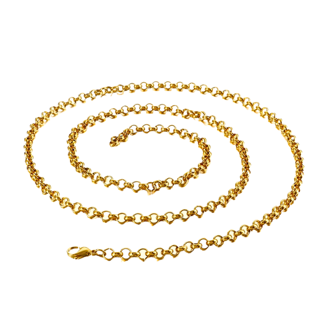 RADA | stylish gold plated, titanium steel belly and belt chain in ...