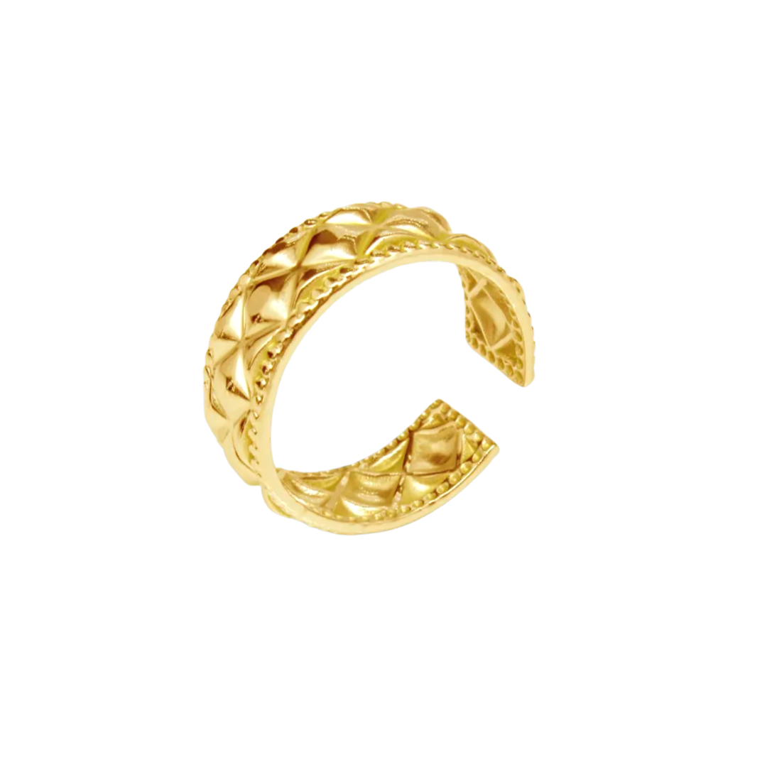 BELLA || Stylish 316L recycled stainless steel band ring in Malta ...